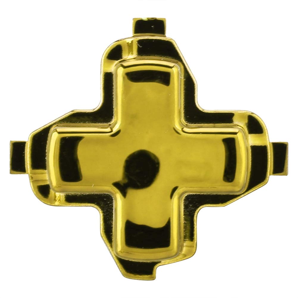 FAMKIT for Xbox One Elite Replacement Full Buttons Bumper Triggers T6 T8 Screwfor Xbox One Controller ( Gold )
