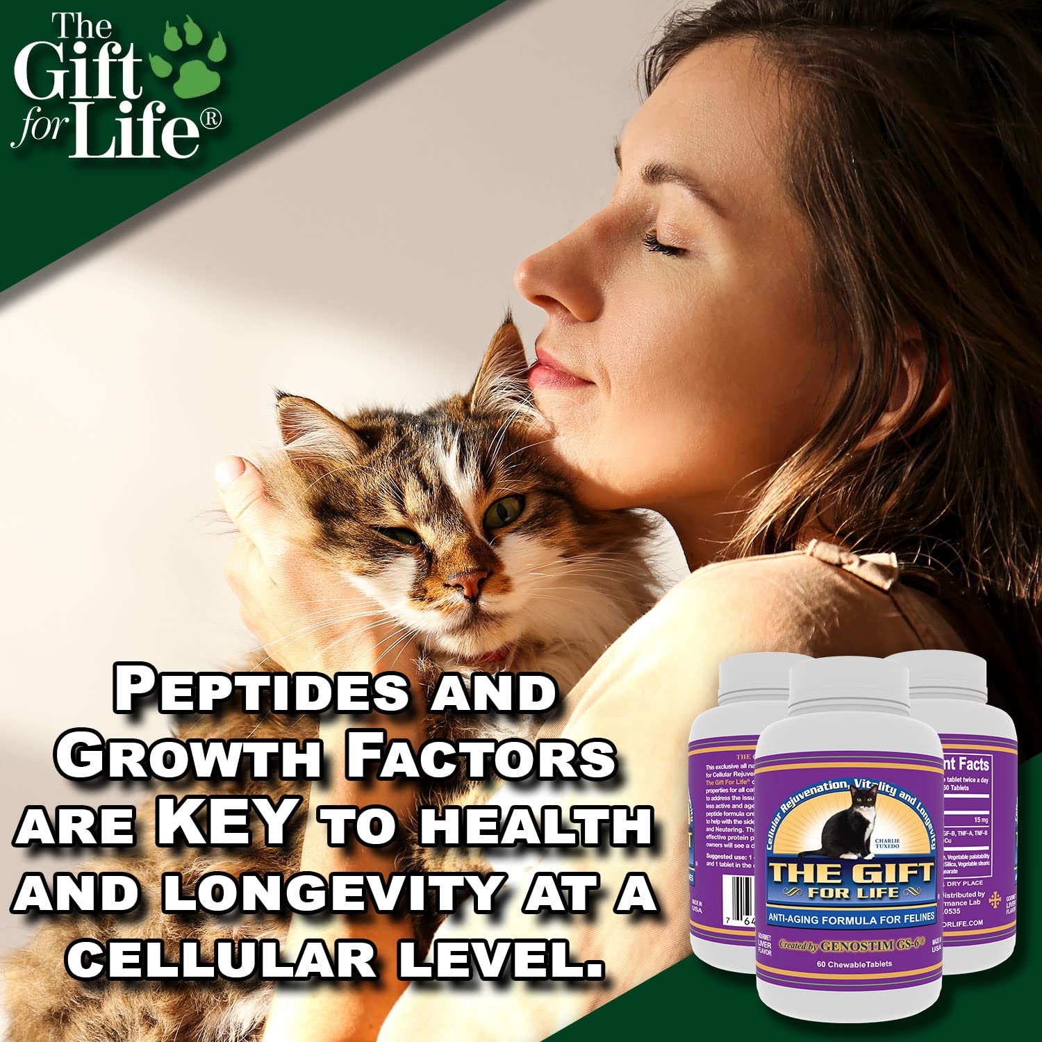 The Gift for Life Feline: Prrr-fect Wellness - Your Pet's Fountain of Youth!