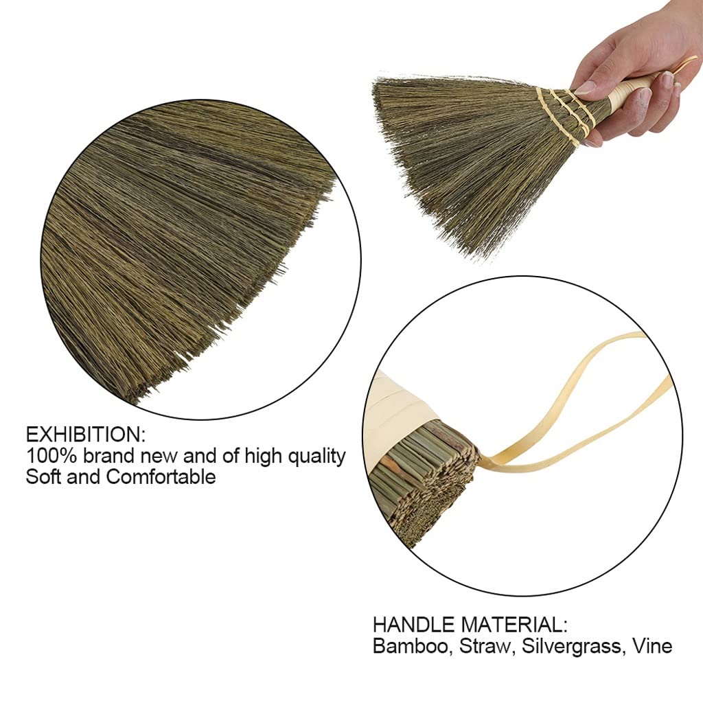 LYSLDH Lightweight Household Manual Braided Small Broom Hand Made Dust Floor Cleaning Sweeping Broom Practical Housekeeping