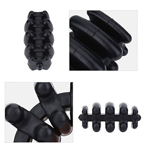 Dilwe Archery Bow Limbs Stabilizer, 2Pcs Rubber Archery Shock Absorber Compound Bow Split Limb for Most Compound Bows