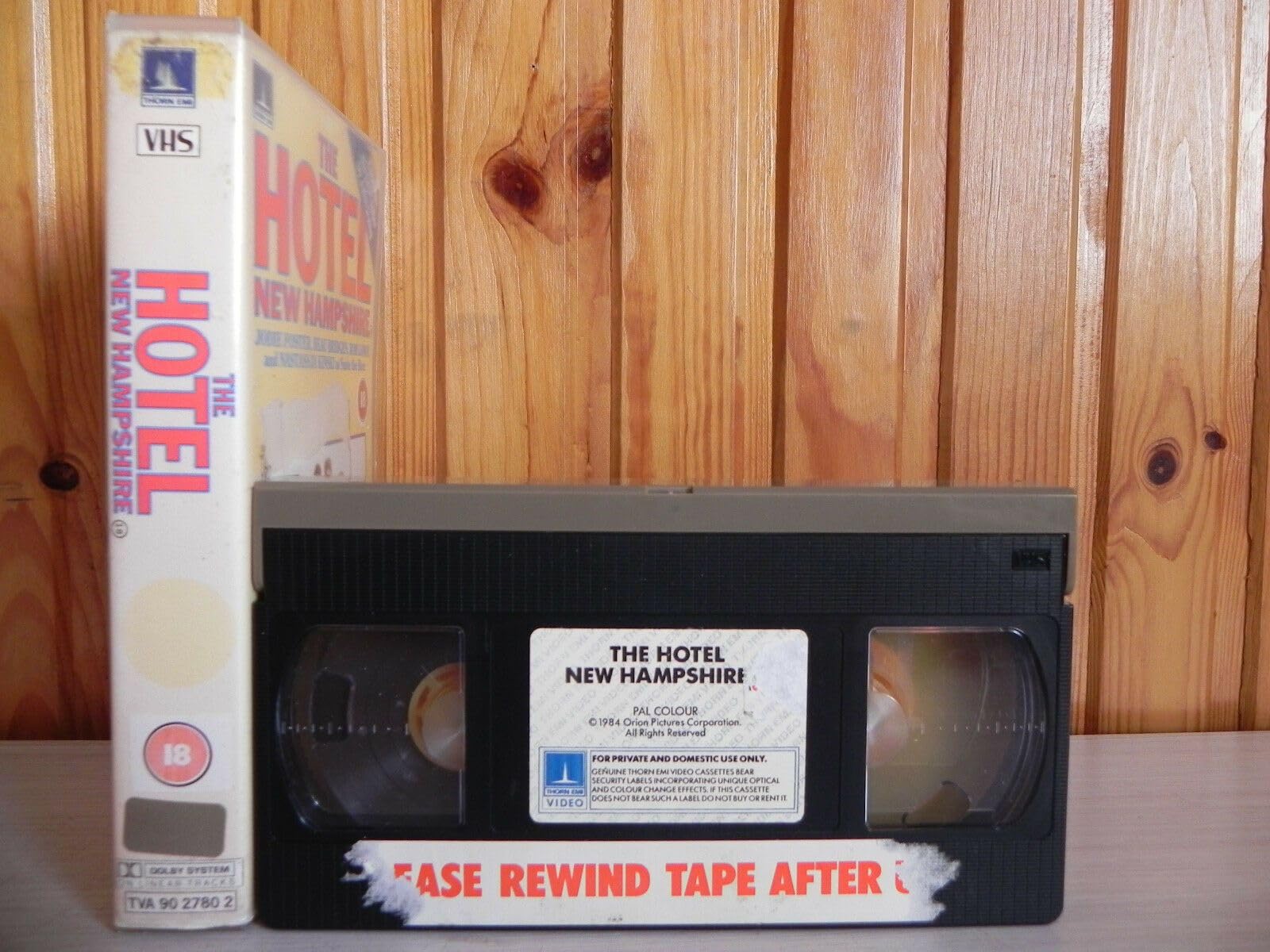 The Hotel New Hampshire - Thorn EMI - Jodie Foster - Beau Bridges - Pal VHS