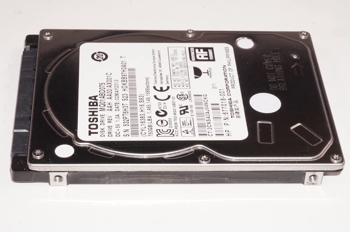 FMB-I Compatible with MQ01ABD075 Replacement for Toshiba 750gb 5400rpm Sata Hard Drive