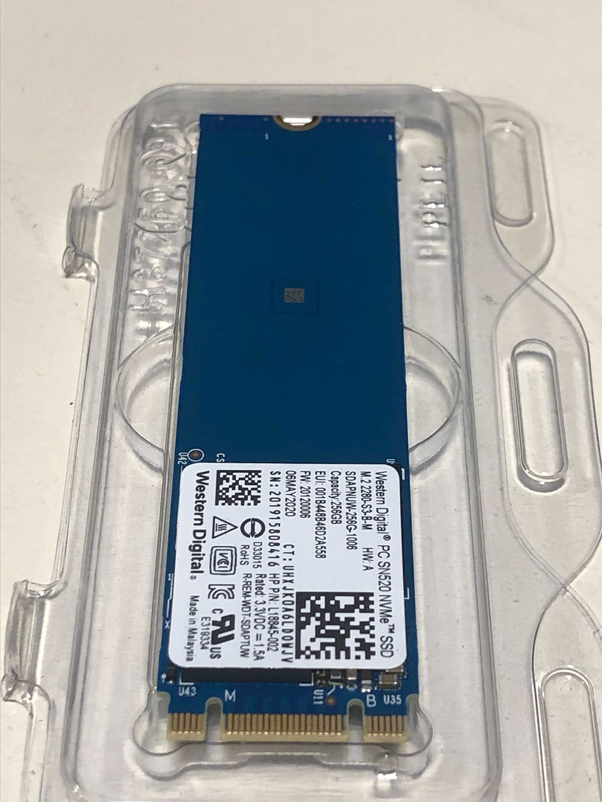 FMB-I Compatible with SDAPNUW-256G-1006 Replacement for Western Digital 256gb TLC Pci Solid State Drive 15M-CN0012DX