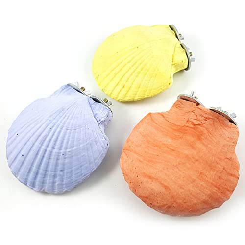 PATKAW Bird Perch Bird Beak Stone Mineral Lava Blocks Trimming Chew Toys Pumice Stones Parrot Perch Stand for Conures Cockatiels Parrots Random Color
