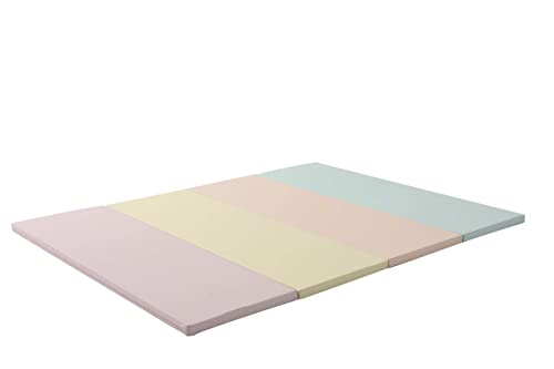Foldable ECO-Friendly Baby Learning Crawling mat Kids Play mat Waterproof and Thickened Crawling mat Hide and Seek mat (Macron, 47.24"x 62.99")