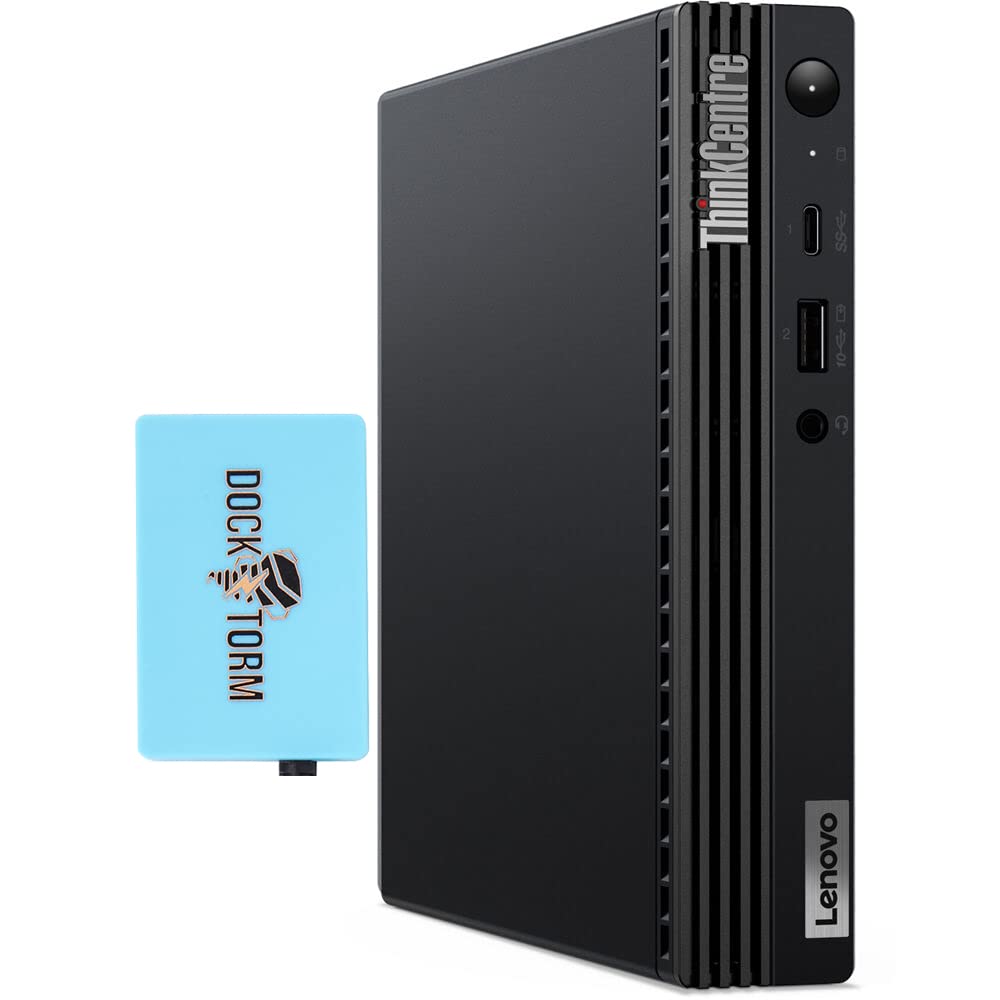 Lenovo ThinkCentre M70q Business Mini Desktop (Intel i5-10400T 6-Core, 8GB RAM, 512GB PCIe SSD, Intel UHD 630, WiFi 6, BT 5.2, Win 11 Pro w/USB KYB & Mouse) w/Hub