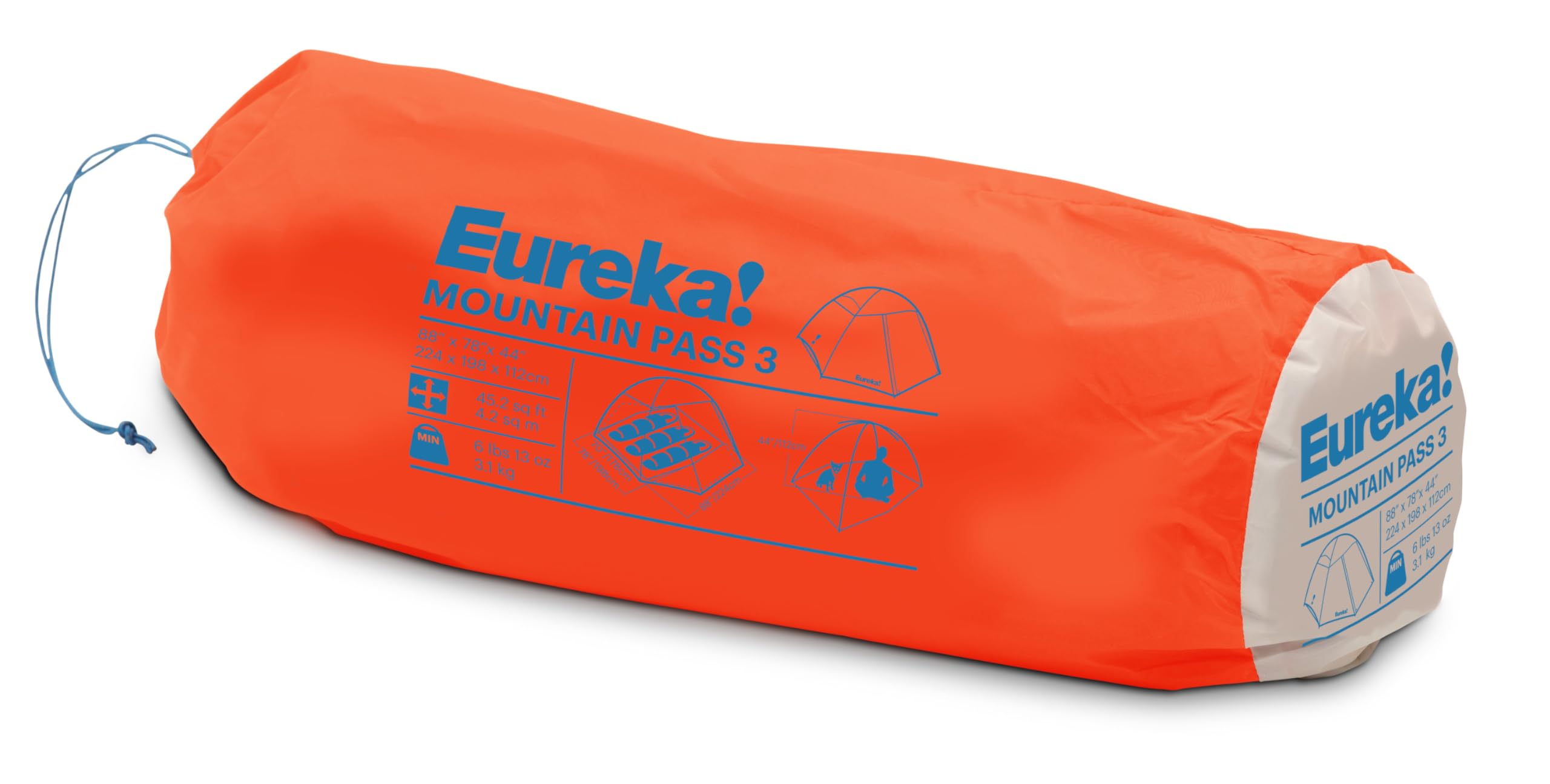 Eureka! Mountain Pass Four-Season Extreme Weather Backpacking Tent (3 Person)