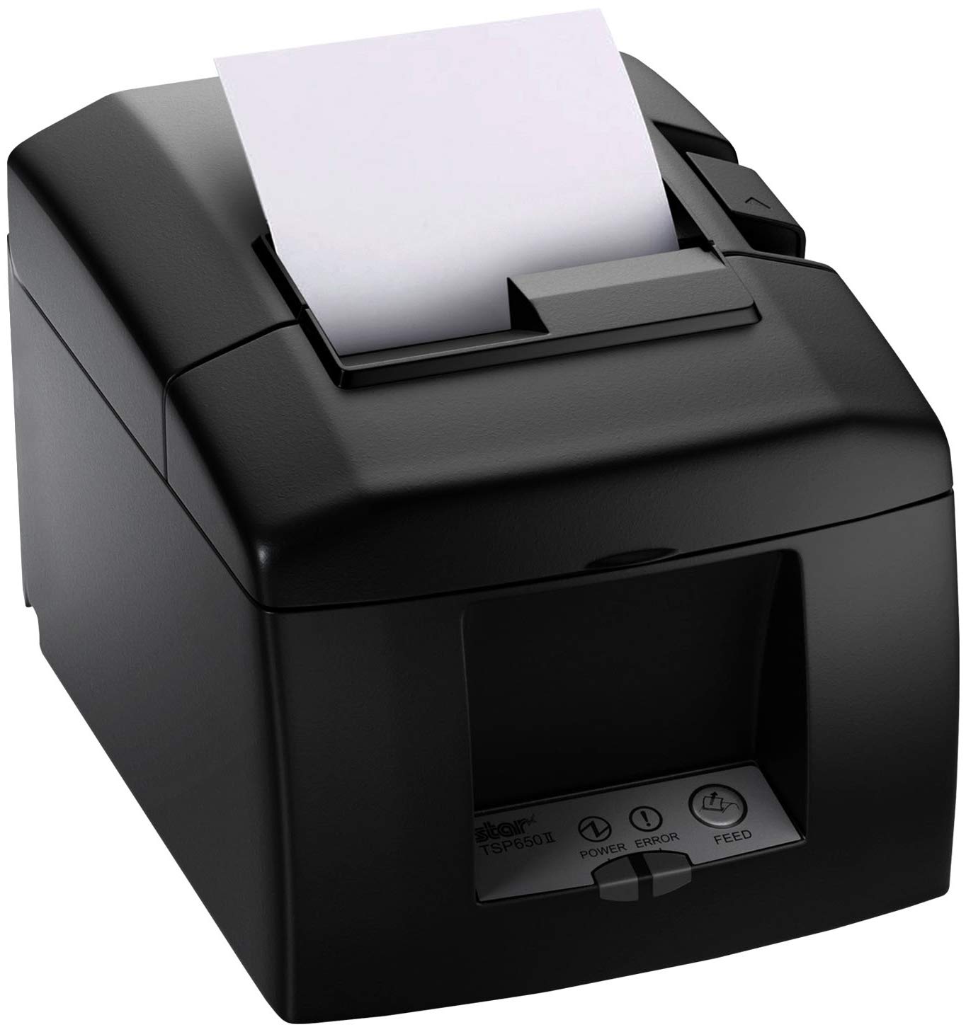 Star Micronics TSP654IISKU USB Liner Free Thermal Printer for Sticky Paper with Cutter and External Power Supply - Gray
