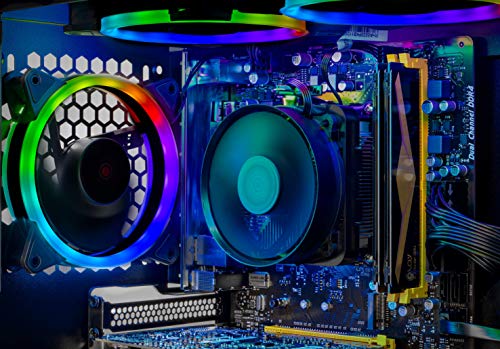 SkyTech Shadow 3.0 Gaming Computer PC Desktop - Ryzen 5 3600 6-Core 3.6GHz, RTX 2060 6G, 1TB SSD, 16GB DDR4 3000, RGB Fans, AC WiFi, Windows 10 Home 64-bit, Black