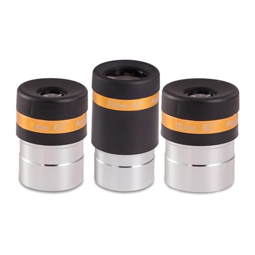 Eyepiece FMC 1.25" 62° Wide Angles 4mm/10mm/23mm For Astronomical AsphericLens Eyepiece 1.25 Inch