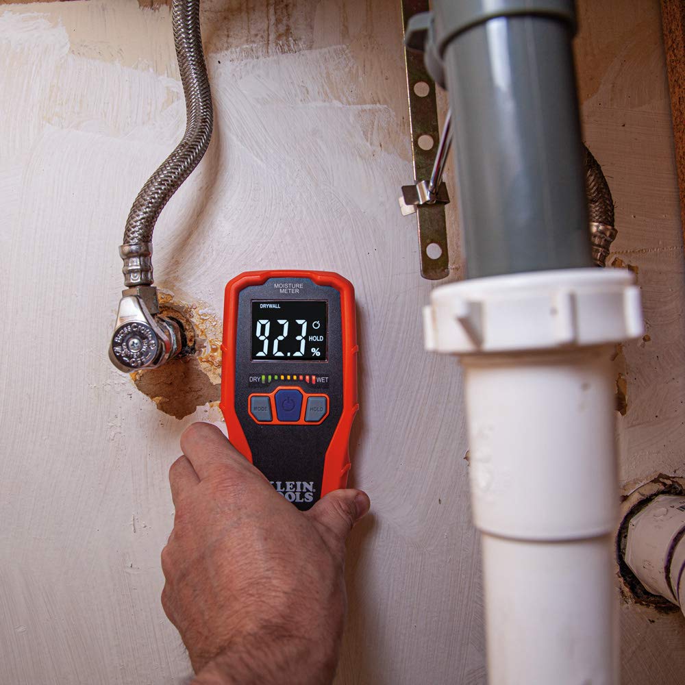 Klein Tools ET140 Pinless Moisture Meter & ET310 AC Circuit Breaker Finder with Integrated GFCI Outlet Tester