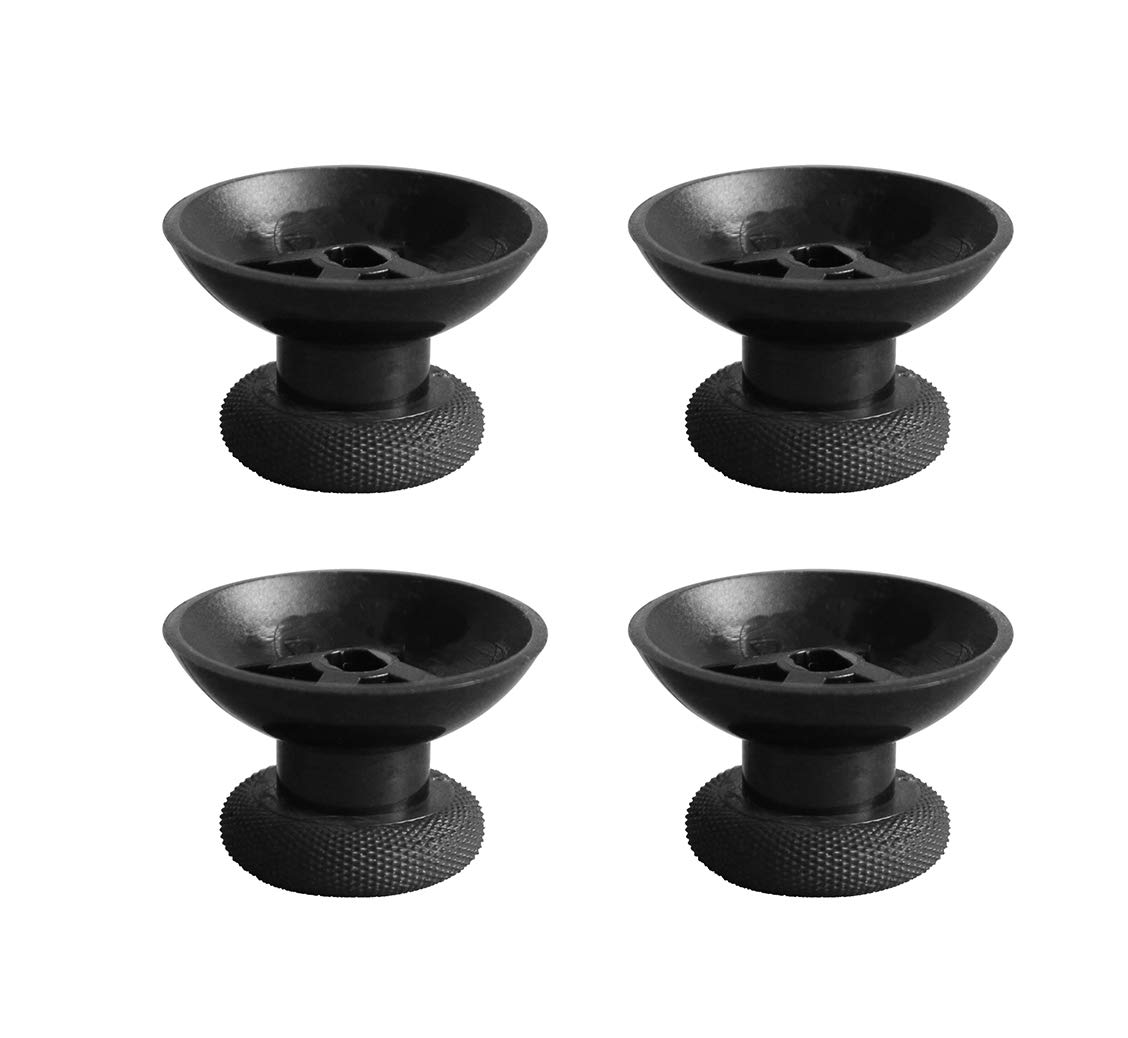 E-MODS GAMING 4X Replacement Analogue Thumbsticks for Xbox One/ PS4 Controllers (Black)