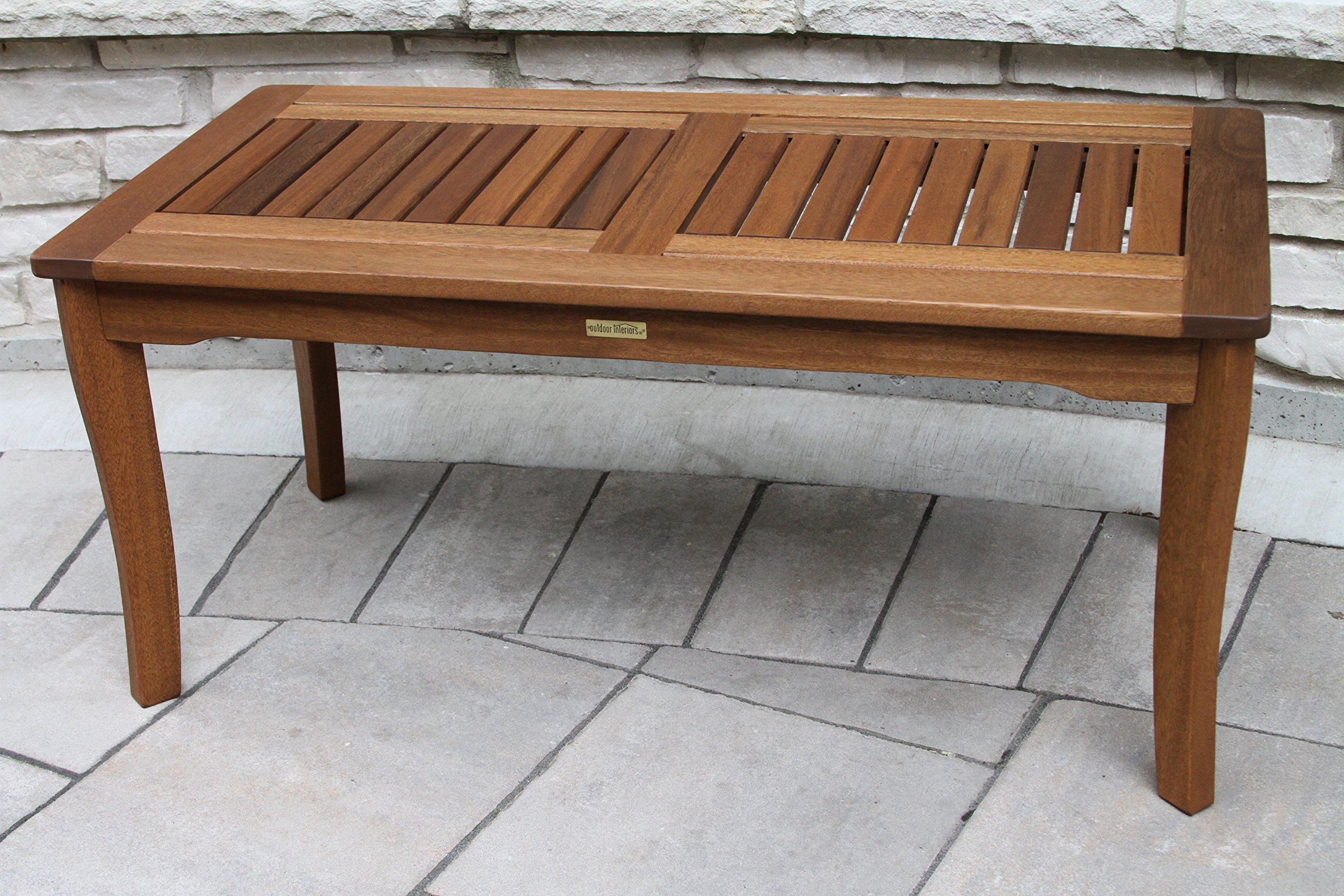 Outdoor Interiors 390070 Eucalyptus Coffee Table