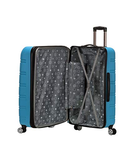 Rockland Melbourne Hardside Expandable Spinner Wheel Luggage, Turquoise, 2-Piece Set (20/28)