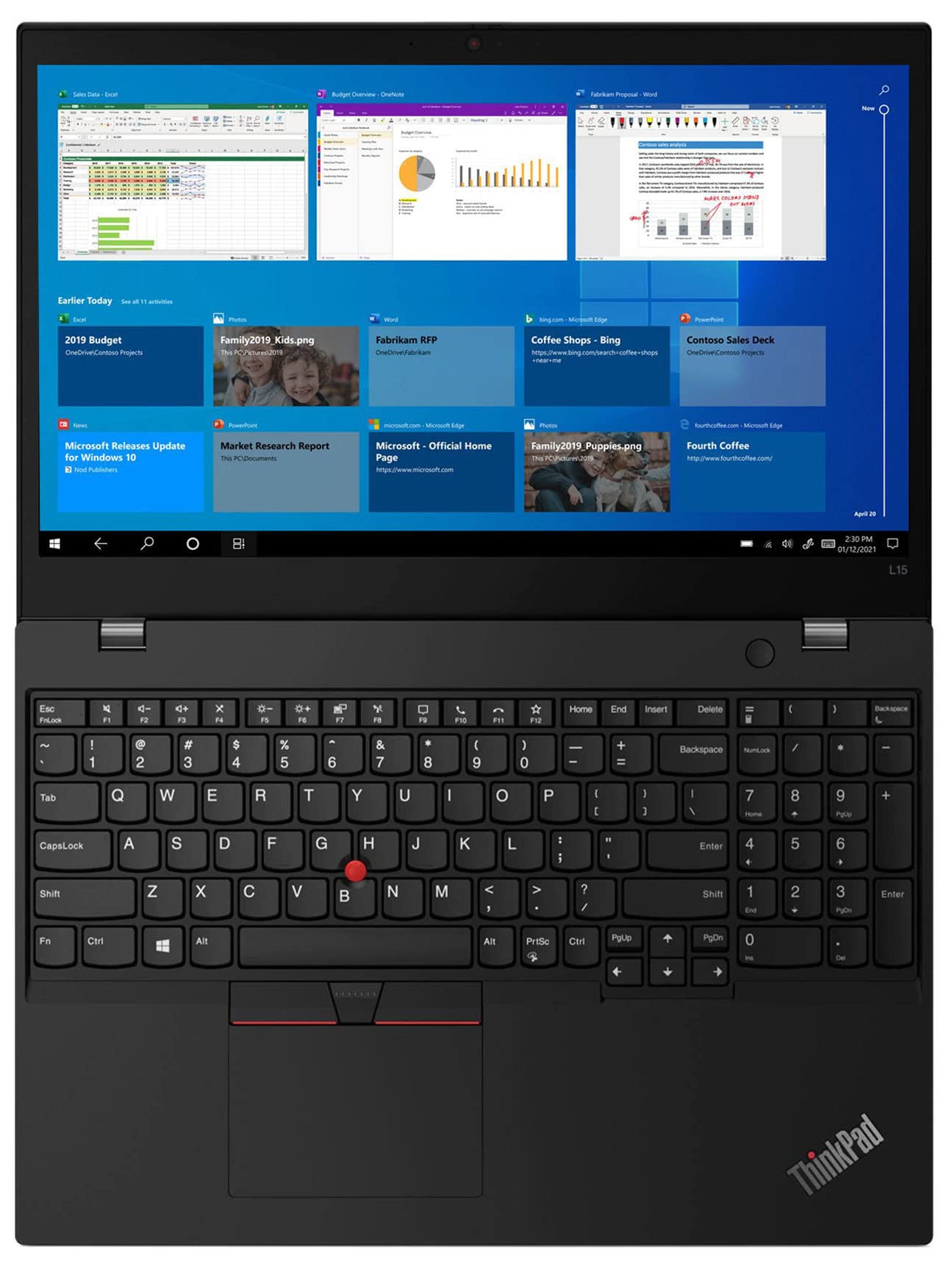 Lenovo ThinkPad L15 Gen 2 Home & Business Laptop (Intel i7-1165G7 4-Core, 64GB RAM, 1TB PCIe SSD, Intel Iris Xe, 15.6" 60Hz Touch Full HD (1920x1080), WiFi, Bluetooth, Win 11 Pro) (Renewed)