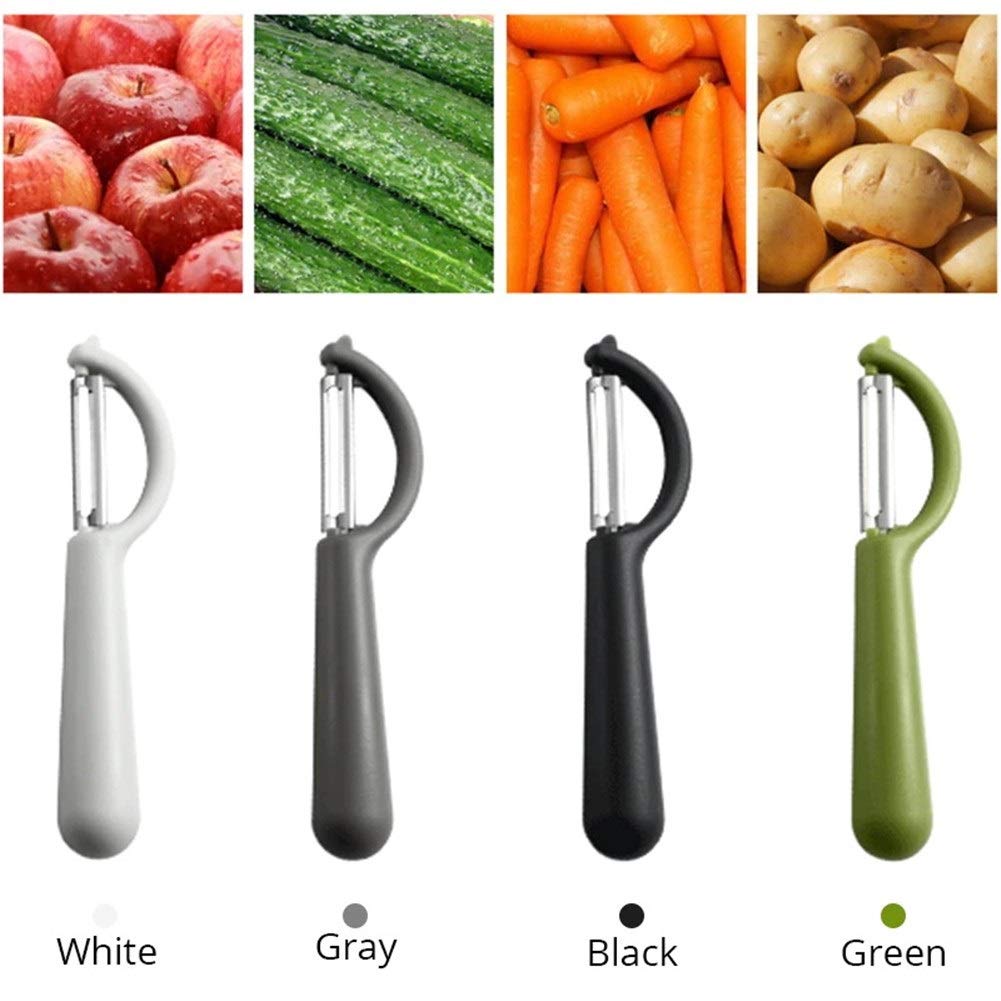 Fruits Vegetable Peeler Potatoes Peelers Carrot Pineapple Orange Zesters easy Peeling Tools Kitchen Gadgets DUO ER (Color : Beige)