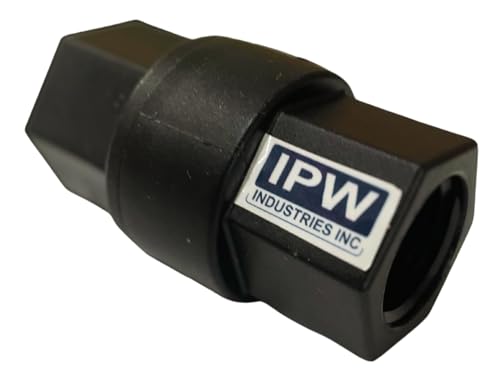 IPW Industries Inc - SMC (6870090) 687 Series PVC NSF Check Valve ; 3/4"FNPT x 3/4"FNPT Buna - 2 Pack