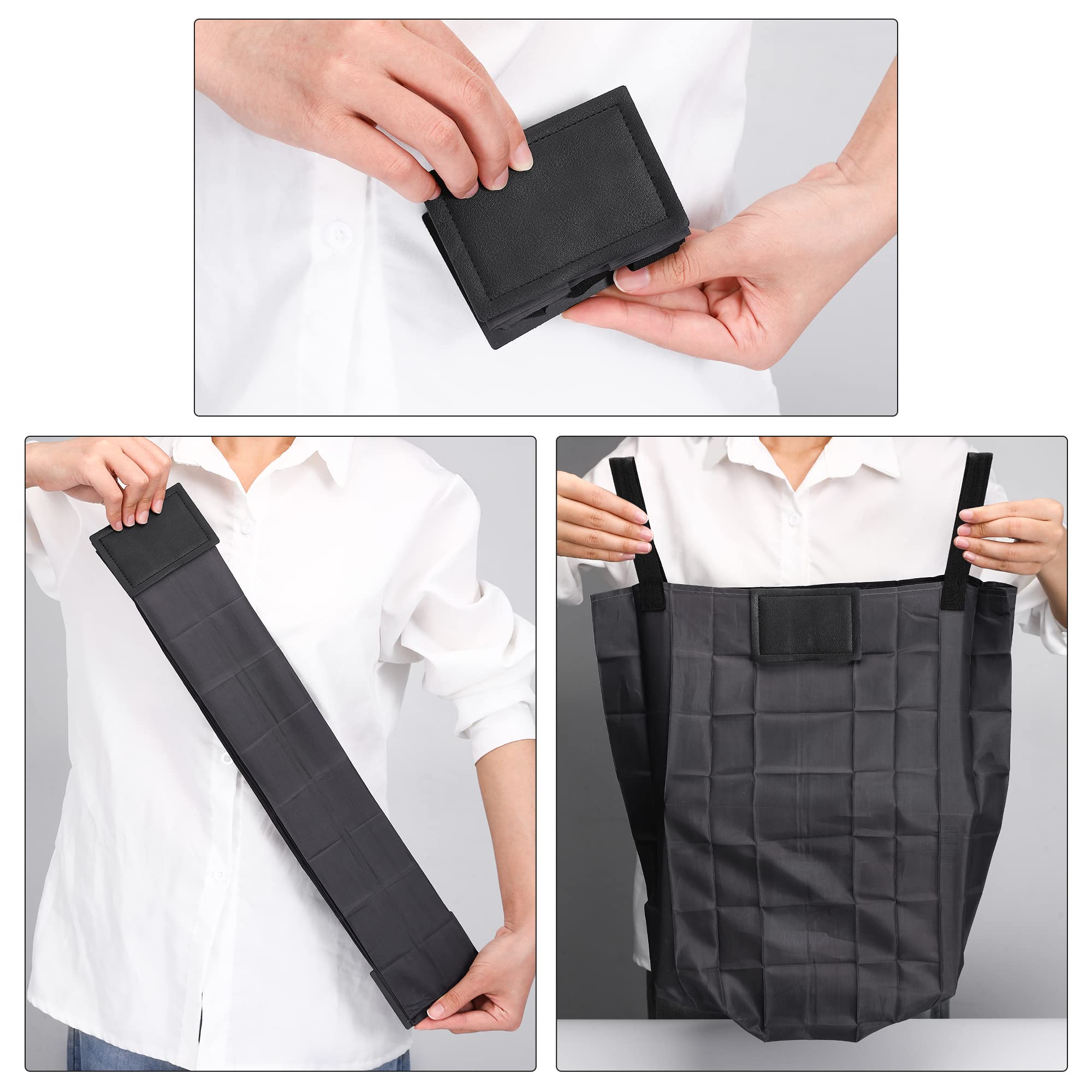 Elobay Reusable Grocery Bags Easy-folding, Washable Shopping Bags with Foldable Card Structure