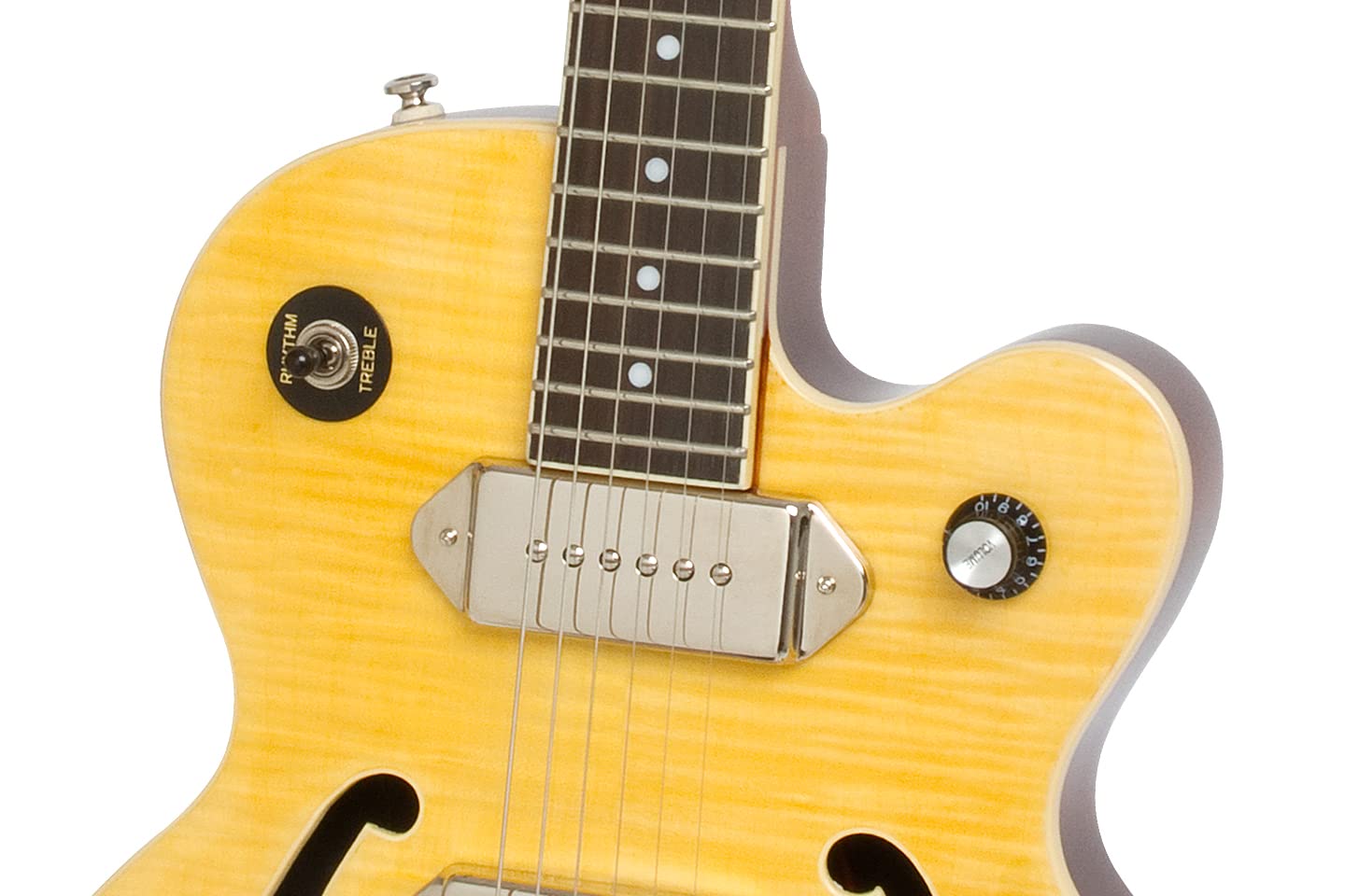 Epiphone Wildkat Electric Guitar with Bigsby Tremolo, Antique Natural