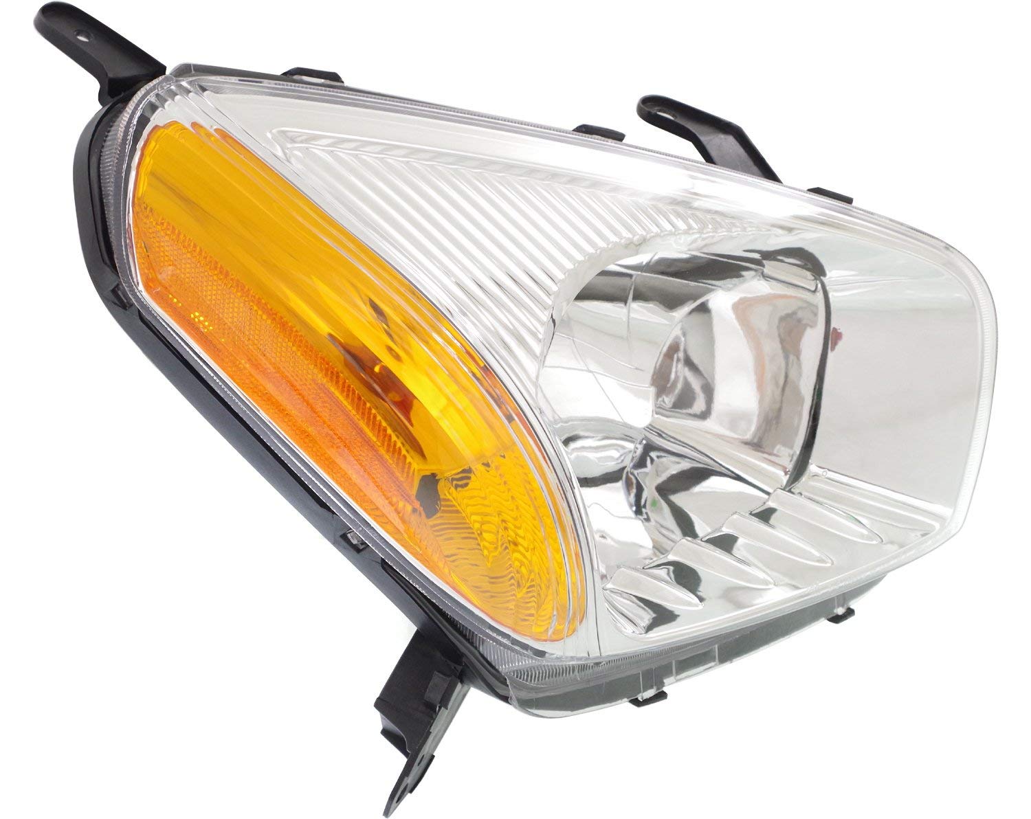 Evan Fischer Headlight Set Compatible with 2001-2003 Toyota RAV4 Left Driver and Right Passenger Side Halogen With bulb(s)