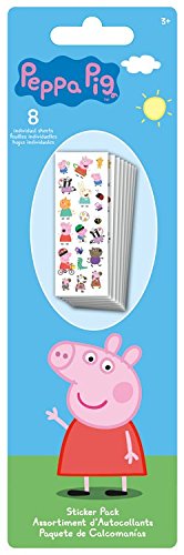 Peppa Pig Backpack with Lunch Box for Kids - 5 Pc Bundle with 16" Peppa Pig School Backpack Bag, Lunch Bag, Water Bottle, Stickers, and More | Peppa Pig Backpack for Girls