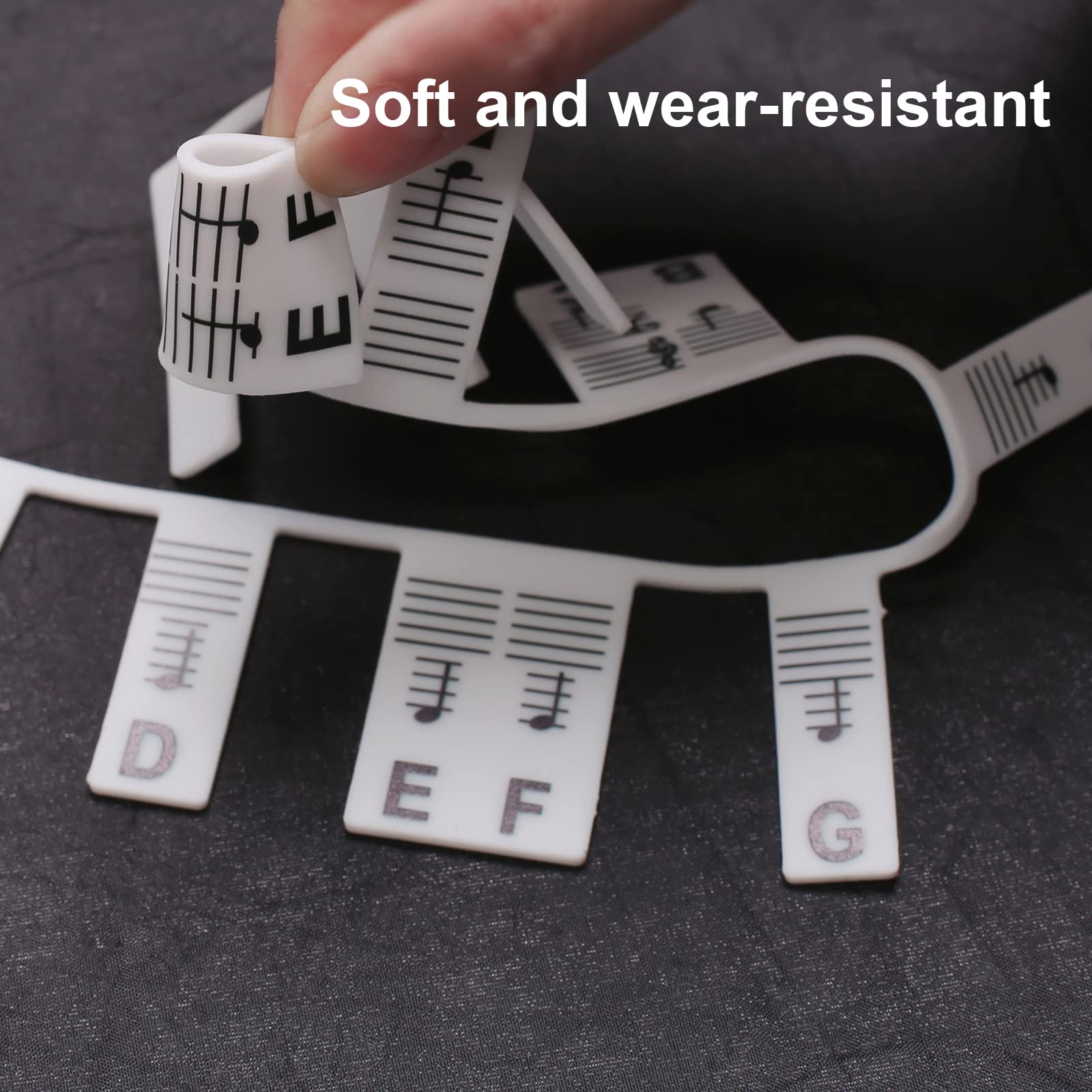 Fansoun Piano Notes Guide for Beginner, Removable Piano Keyboard Stickers for Learning, for 88-key Full size, Made of Silicone, Reusable and Piano Gifts for Beginner