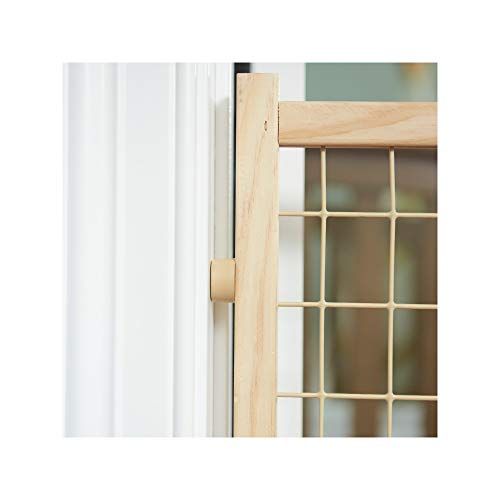 Evenflo Position and Lock Tall Pressure Mount Wood Gate (Expands From 31- 50 Inches)