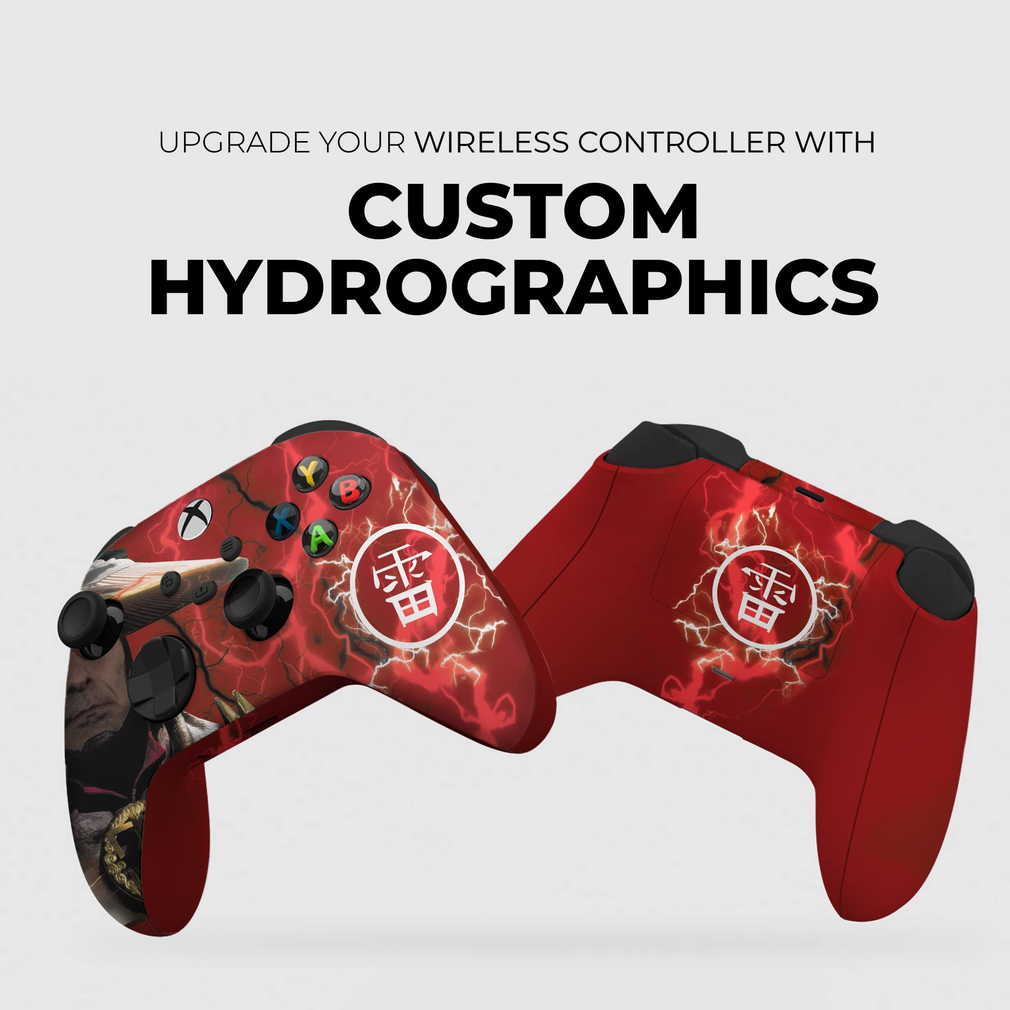 DreamController Kingdoom Hearts B&W Custom X-box Controller Wireless compatible with X-box One/X-box Series X/S Proudly Customized in USA with Permanent HYDRO-DIP Printing (NOT JUST A SKIN)