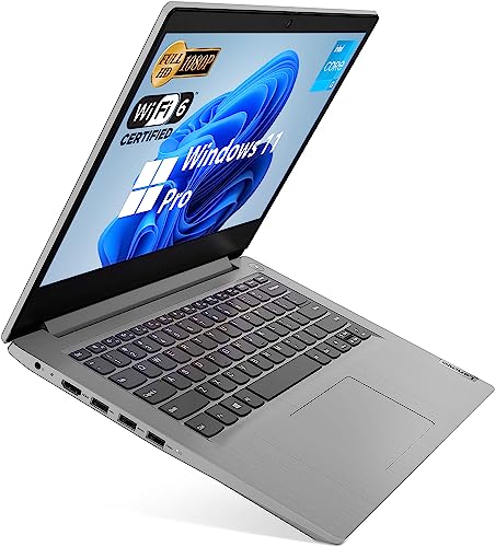 Lenovo IdeaPad 3 Laptop, 14" FHD Display, Dual-core Intel i3-1115G4, 20GB RAM, 1TB SSD, Webcam, HDMI, 4 in 1 Card Reader, Dolby Audio, WiFi 6, 7.5 Hours Battery Life, Windows 11 Pro, Grey, MarsPC