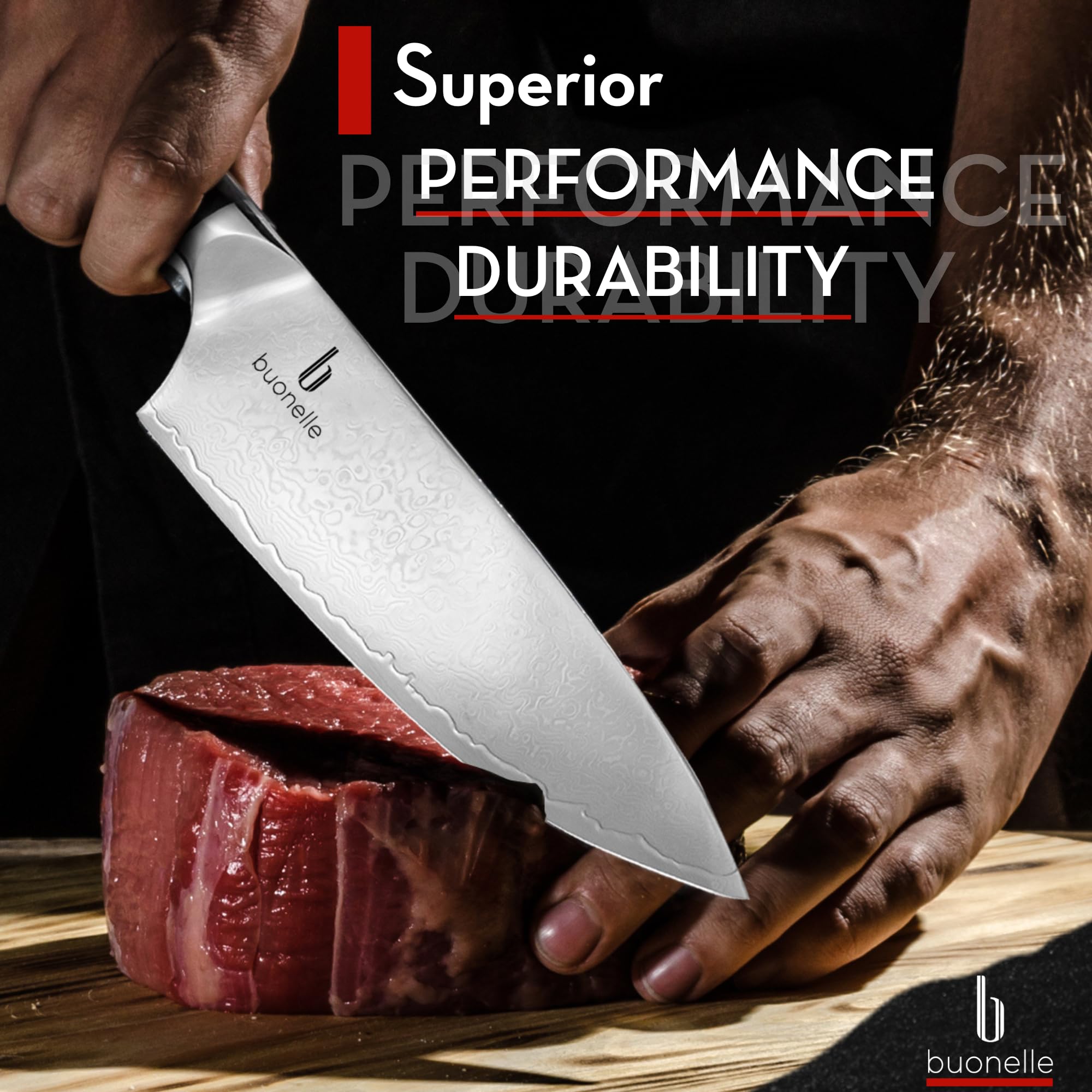 Japanese Damascus Chef Knife with Whetstone Sharpener β 8 inch Professional VG10 Chefs Knife β Full Tang Sharp Japanese Chef Knife with G10 Handle and Protective Sheath