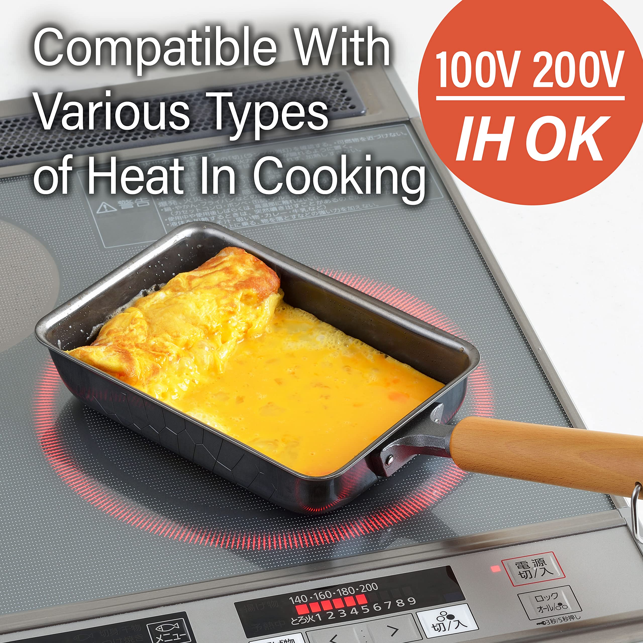 Japanese Iron Tamagoyaki Omelette Pan, Egg Pan Skillet, Light and easy to use, Made in Japan【YAMASAN】
