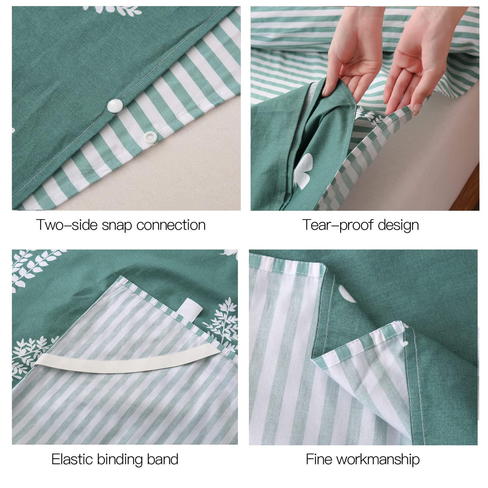 HEHEXIA Cotton Sleeping Bag Liner with Zipper, 100% Cotton Lightweight Compact Sleeping Bag Sack Sheet for Travel Camping Hiking Office (Small, Tree)