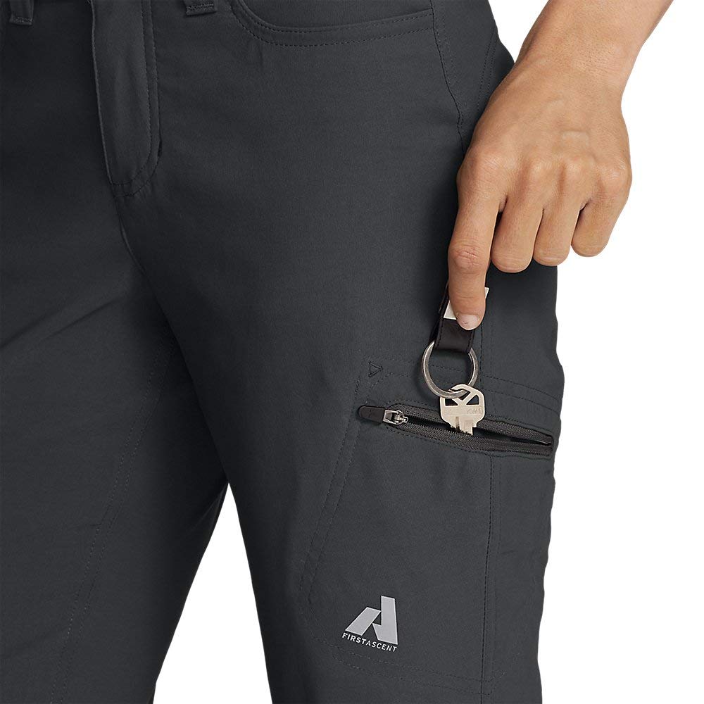 Eddie Bauer Women's Rainier Pants - High Rise, Black, 10
