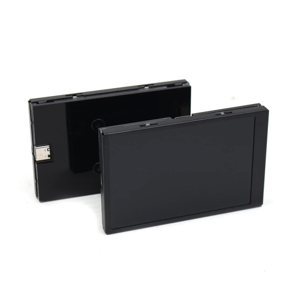 MAKIVI 3.5 Inch USB Chassis Sub-Screen Computer CPU GPU RAM HDD Monitor for Freely AIDA64 Black