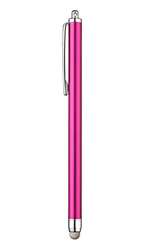 Stylus Pens for Touch Screens with Thin Fiber Tips (Pink/Purple/Aqua Blue)
