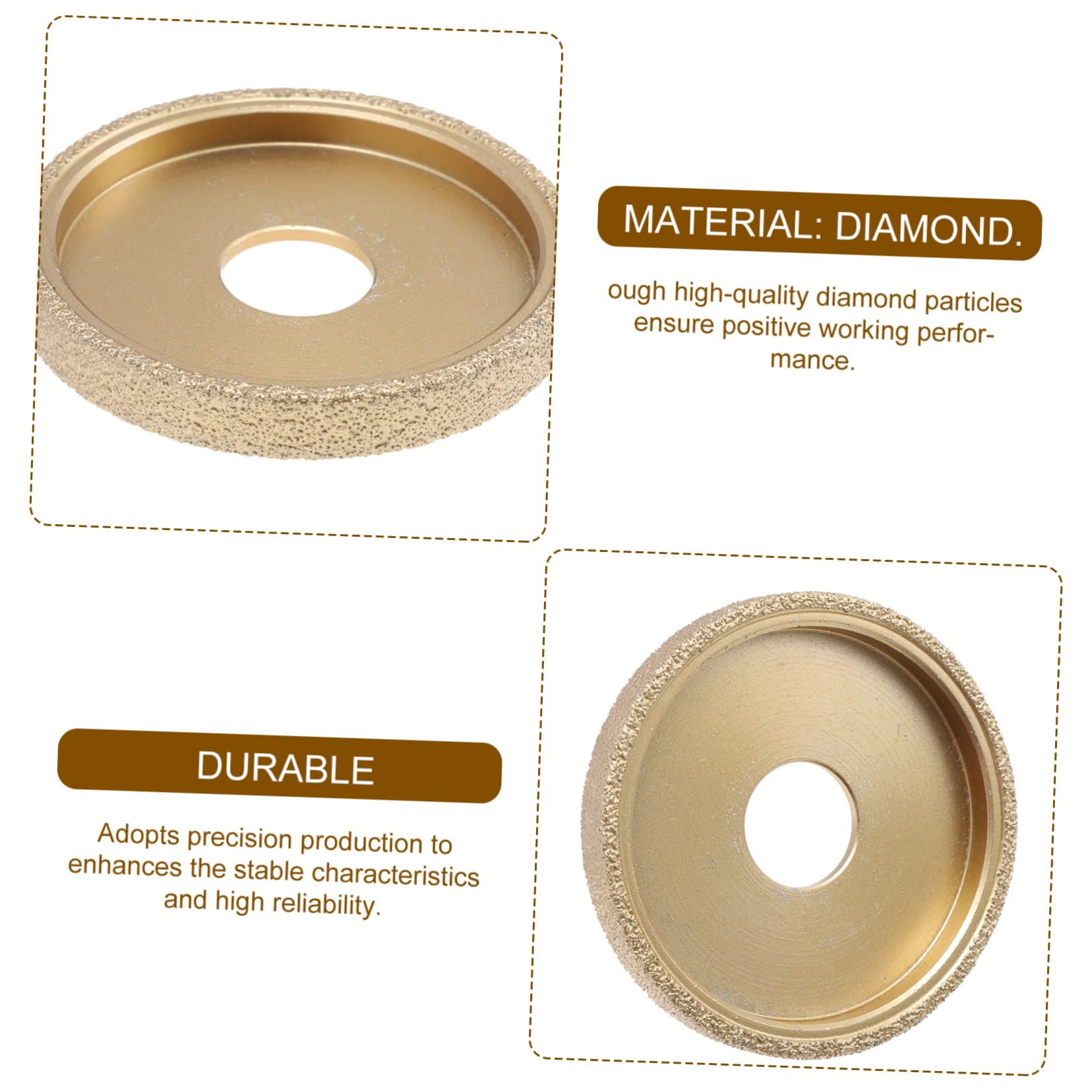 DOITOOL 1pc Diamond Grinding Wheel Cut Off Wheel Aggressive Cutting Diamond Cutoff Angle Disc Wheels Grinding Wheel Disc Cutting Discs Cut Off Disc France Sector
