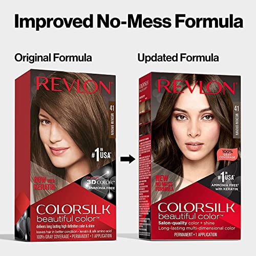 Revlon Colorsilk #41 Medium Brown (2 Pack)
