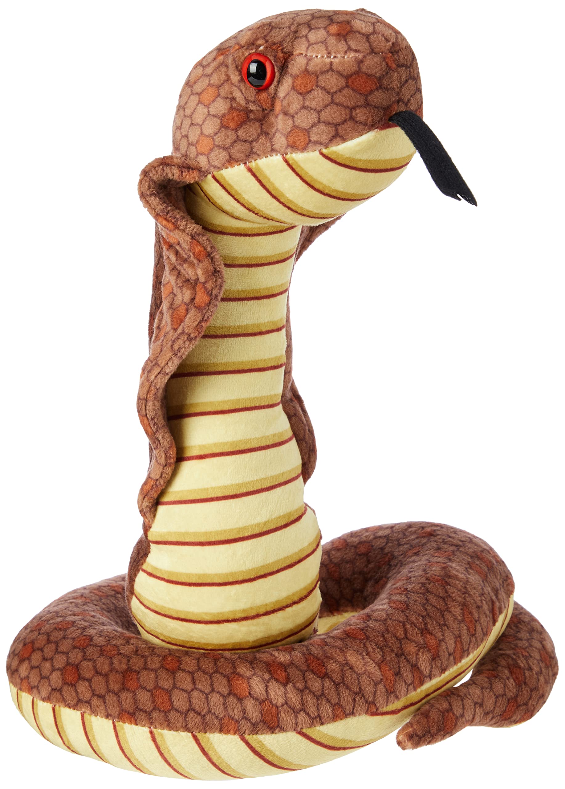 Wild Republic Cobra Plush, Stuffed Animal, Plush Toy, Gifts for Kids, Cuddlekins 12 Inches