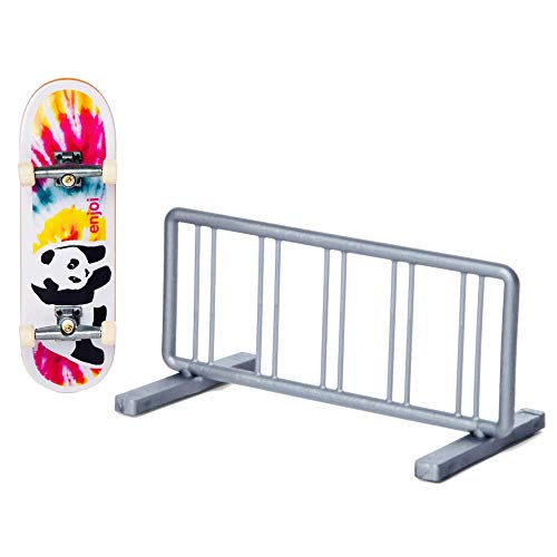 Enjoi Tech Deck Steet Hits Skateboard with Bike Rack