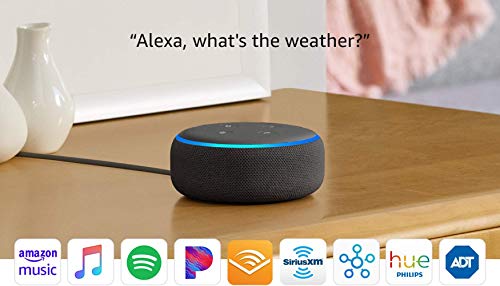 Echo Dot (3rd Gen) Charcoal Bundle with Sengled Wi-Fi Smart Bulb