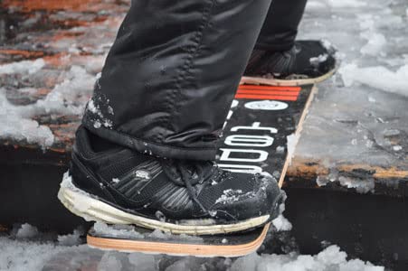 Easy People Skateboards TSP2 BU & RD Snow Skate Channelback Snow Skateboard with 2X Leash Snowskate Choose Color Option