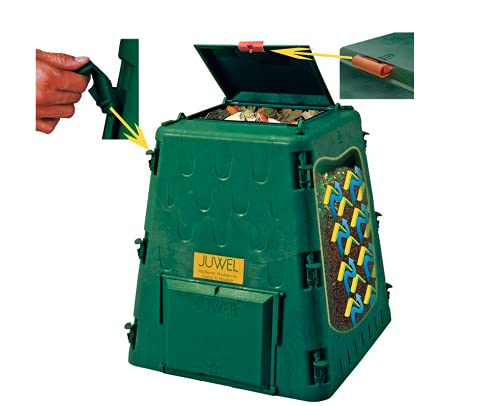 Exaco AQ 77 AeroQuick Small Compost bin, 77 Gallon, Green