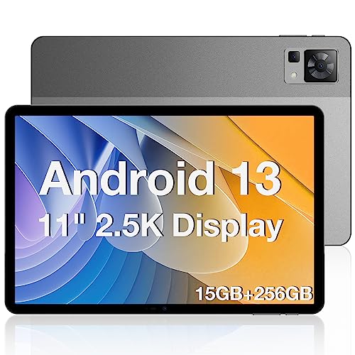DOOGEE T30 Pro 2.5K Screen 11 Inch Android 13 Tablet Helio G99 CPU 2.2Ghz, 15GB RAM + 256GB ROM, 33W PD Charge 8580mAh Battery, WiFi 4G/5G&BT 5.2, TUV & Hi-Res Certification Android Tablet