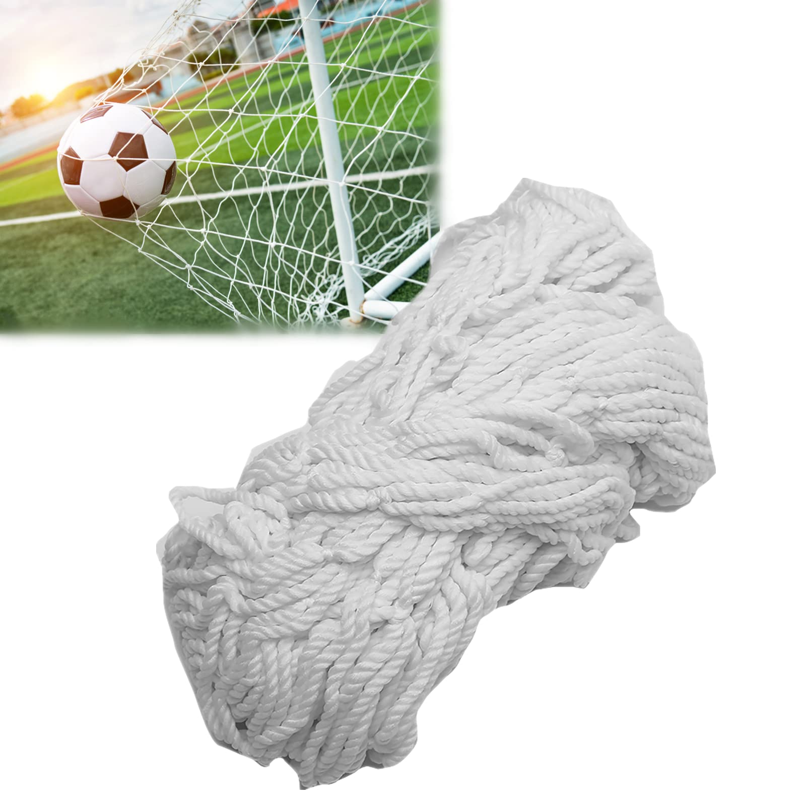 Dioche Soccer Replacement Goal Nets, Soccer Net Football Net, Sports Soccer Goal Post Net Replacement for Sports Match Training