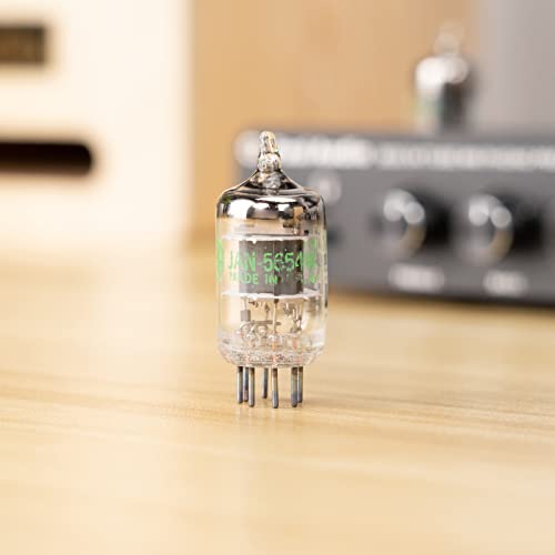 Fosi Audio 7-Pin 5654W Tested/Matched Vacuum Tubes Substitute for 6AK5 6J1 6J2 6J1P EF95 Preamplifier Tubes (2PCS)