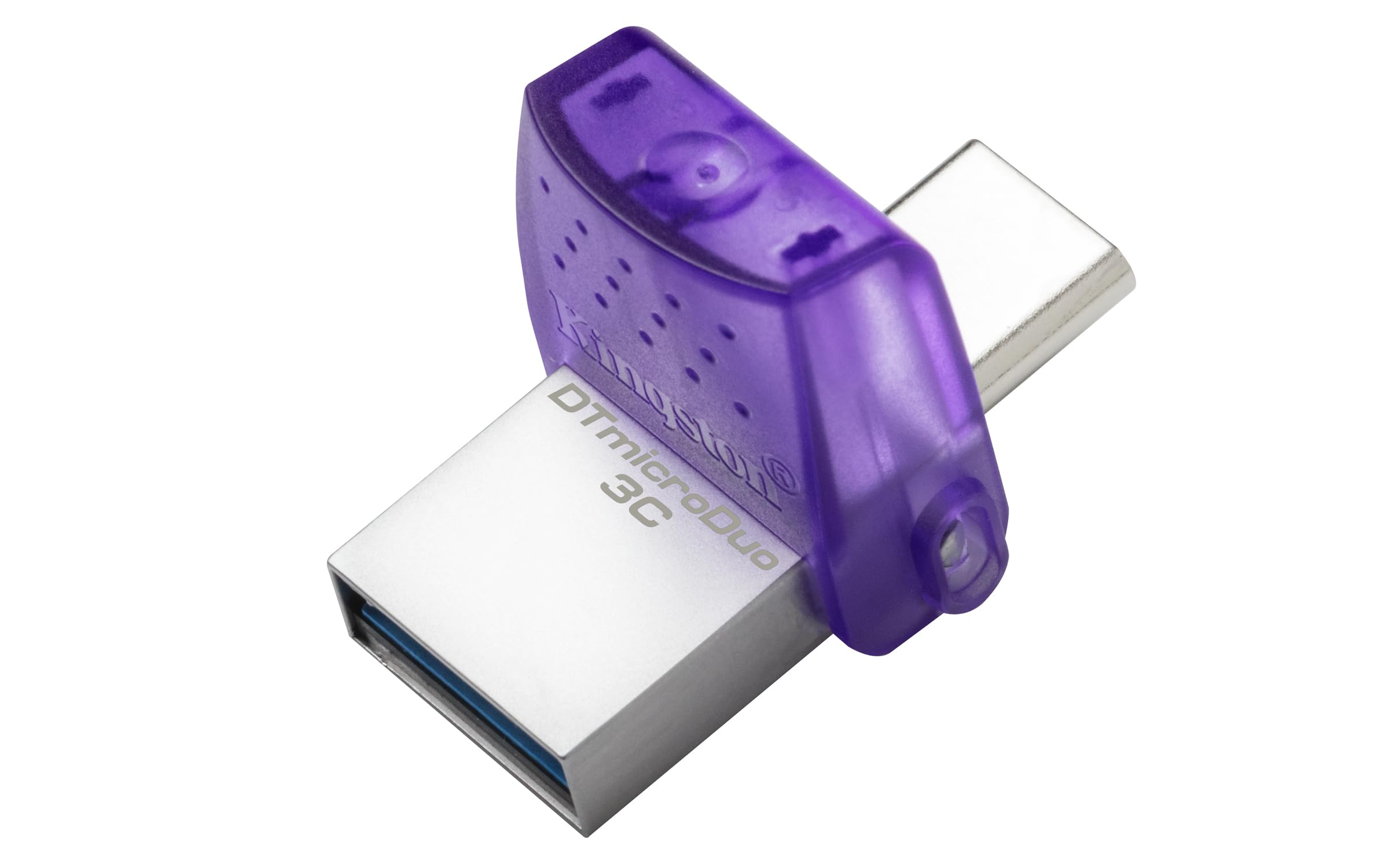 Kingston DataTraveler microDuo 3C 256GB USB-C & USB-A Flash Drive | Speeds up to 200 MB/s | USB 3.2 Gen 1 | Duo Connector | DTDUO3CG3/256GB
