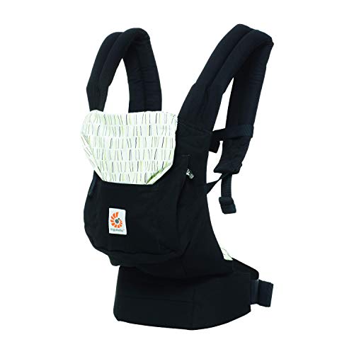 Ergobaby Ergonomic Multi-Position Original Baby Carrier (7-45 Pounds), Black/White