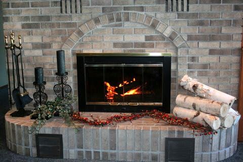 Wilson Large Birch Fireplace Logs, Decorative, Natural Bark Home Décor - 15.5-17.5 in Length 3-5 in Dia. (Set of 5)