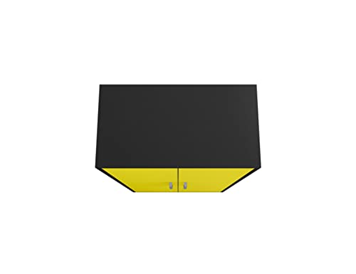 Manhattan Comfort Eiffel Garage Cabinets and Storage System, Set of 6, Yellow
