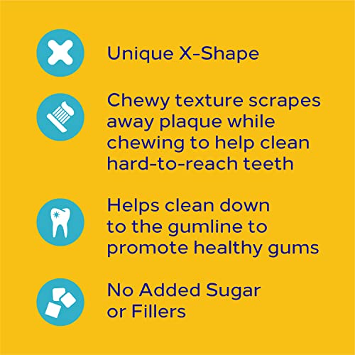PEDIGREE DENTASTIX Toy/Small Dog Dental Treats Original Flavor Dental Bones, 13.97 oz. Pack (58 Treats)